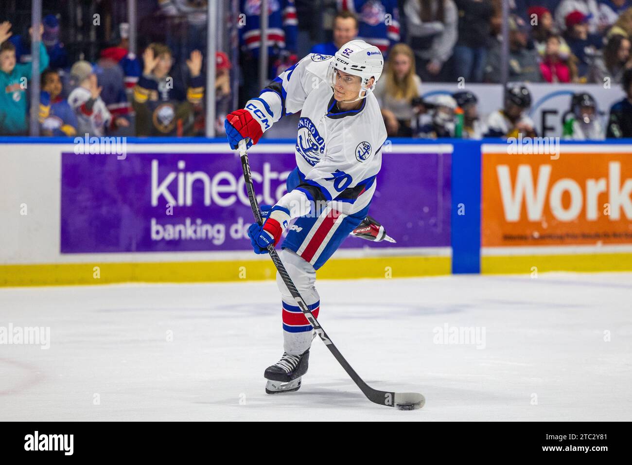Rochester, New York, USA. 8th Dec, 2023. Rochester Americans forward ...