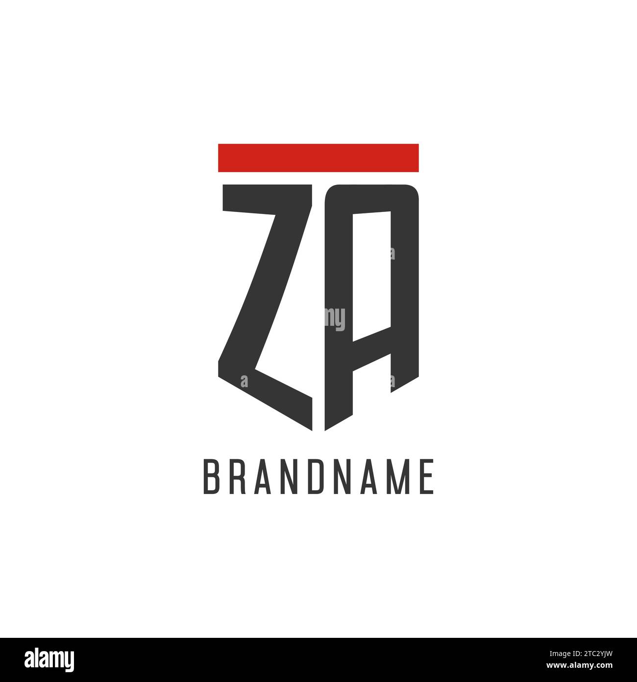 Initial za logo Cut Out Stock Images & Pictures - Alamy