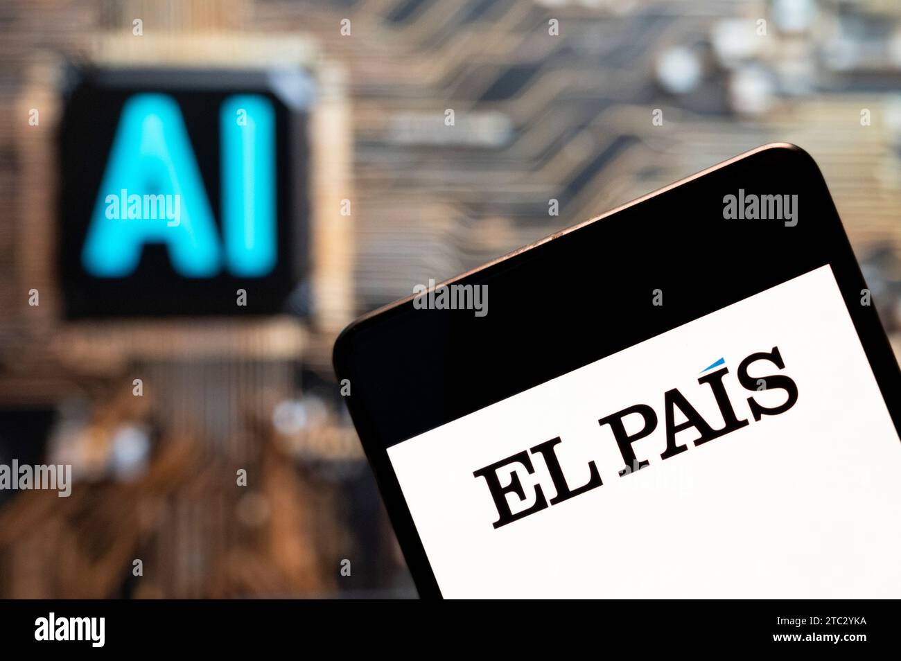 In this photo illustration, the Spanish-language daily newspaper El ...