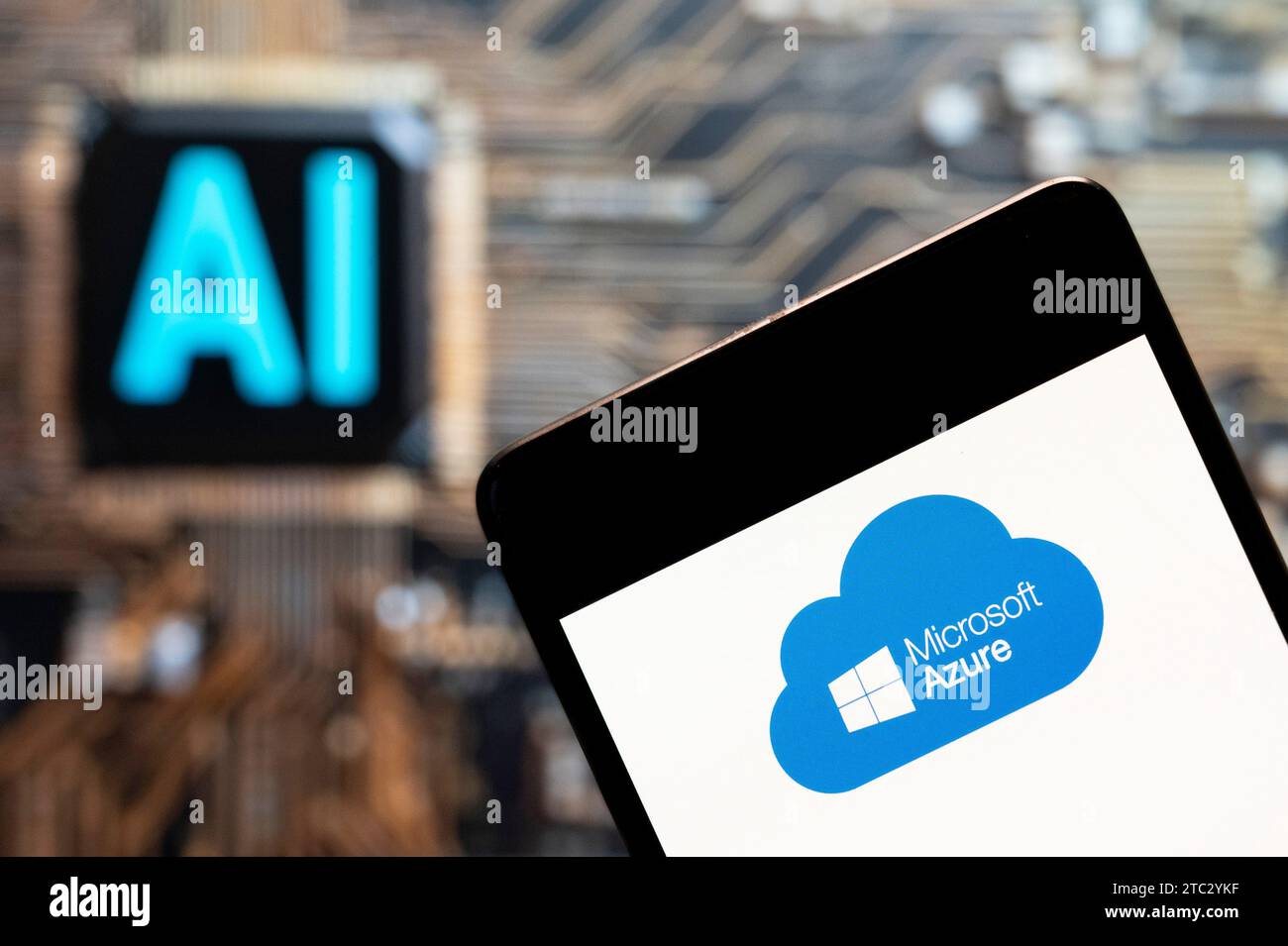 In this photo illustration, the American file hosting and cloud computing service owned by ...