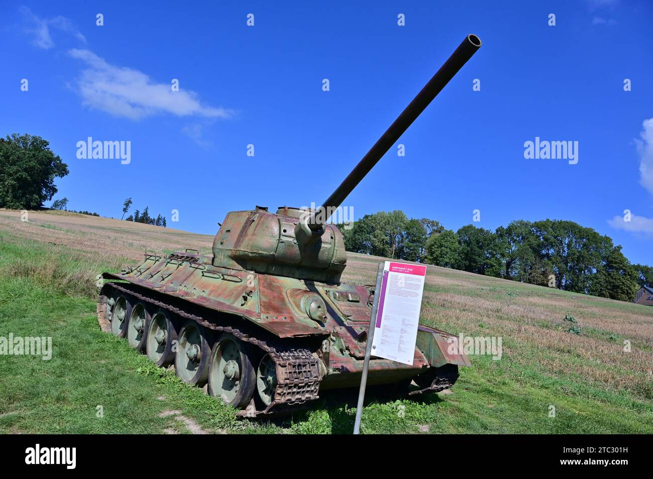 The village of “Mödlareuth” (Little Berlin) in Germany, separated for ...