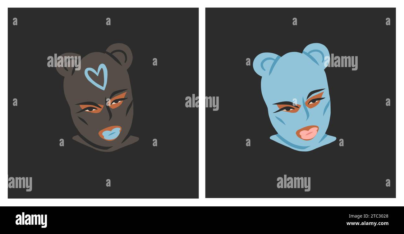 Hand drawn abstract vector graphic clipart illustrations collection set ...