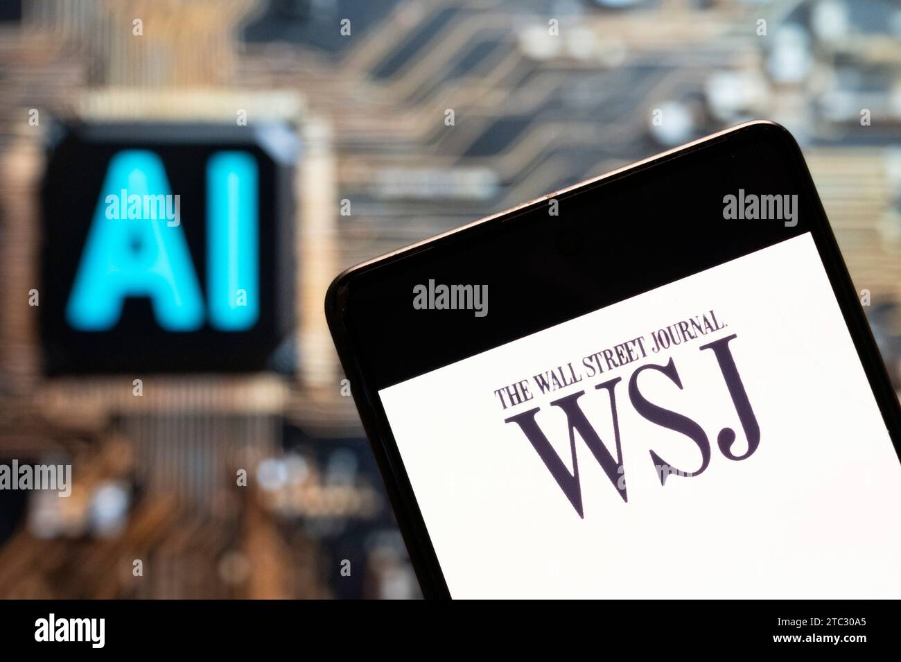 In this photo illustration, the American business-focused international ...