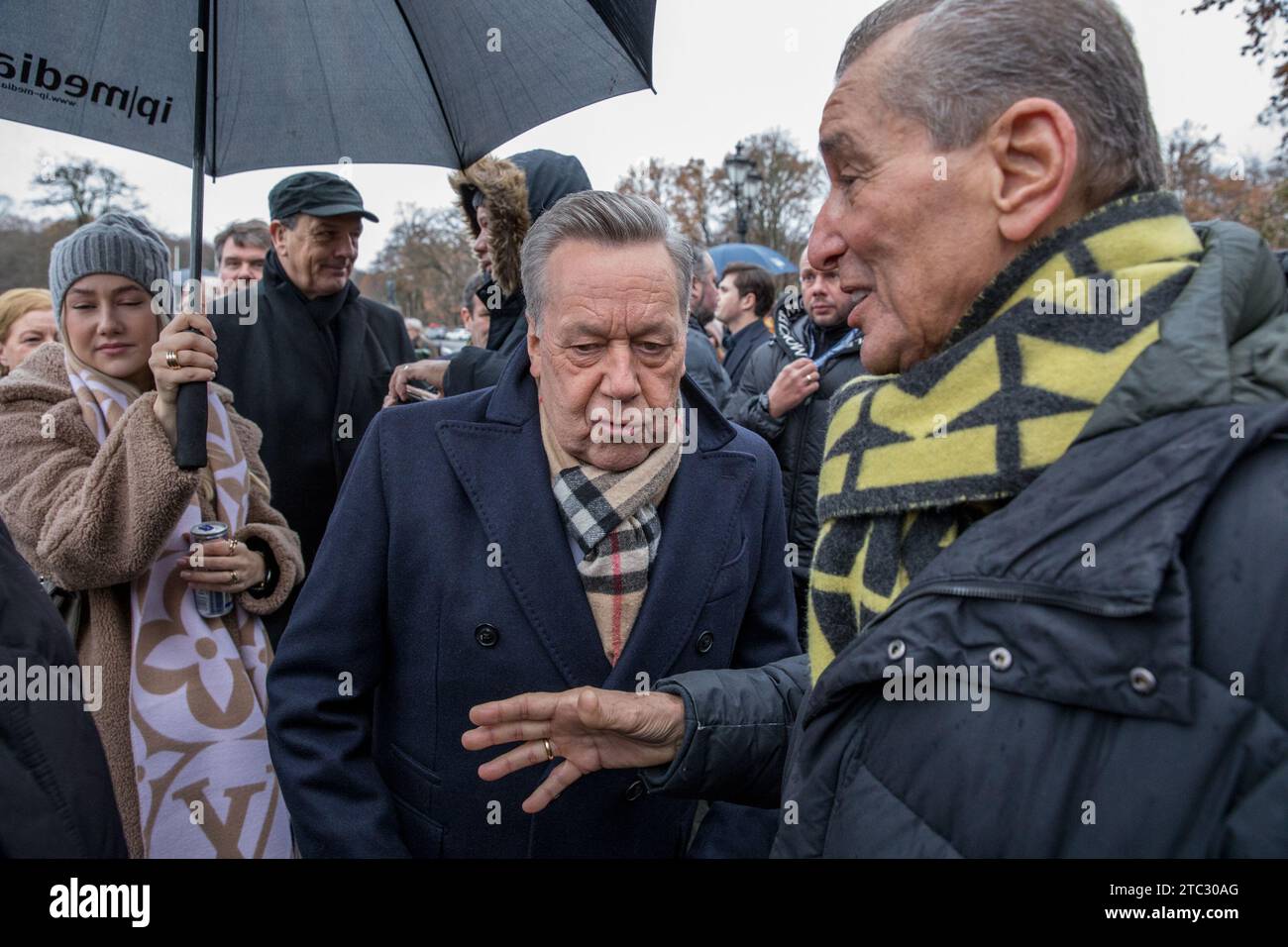 Berlin, Germany. 10th Dec, 2023. At the solidarity protest in Berlin, a ...