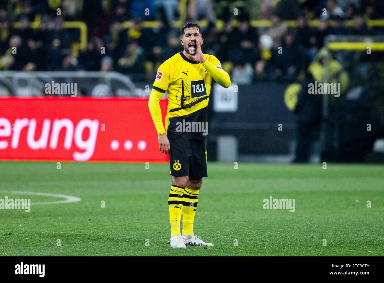 Dortmund, SignaI Iduna Park, 09.12.23: Emre Can (Dortmund) lautstark ...
