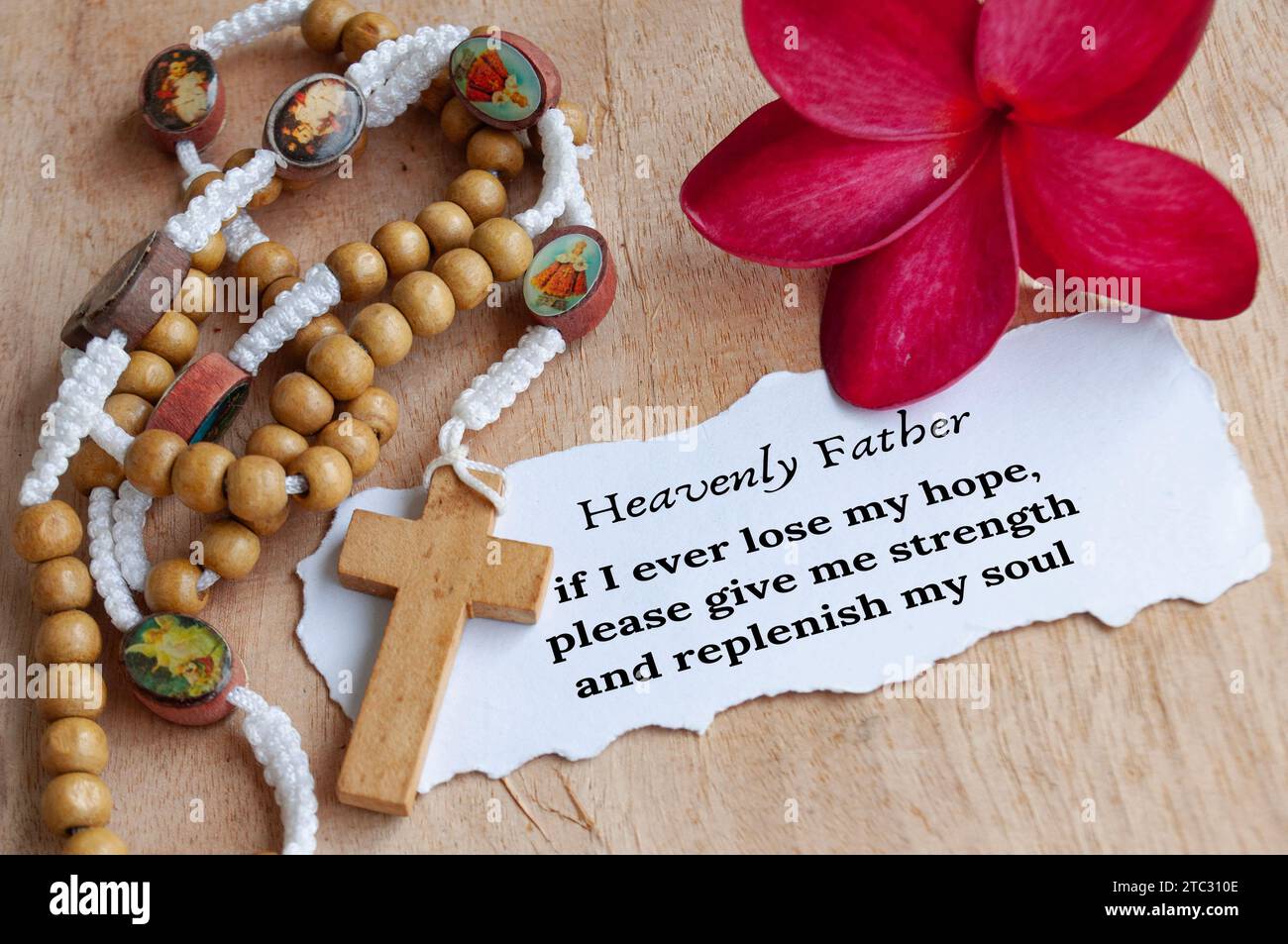 Prayer to God by Christian believers about hope. Christianity concept ...