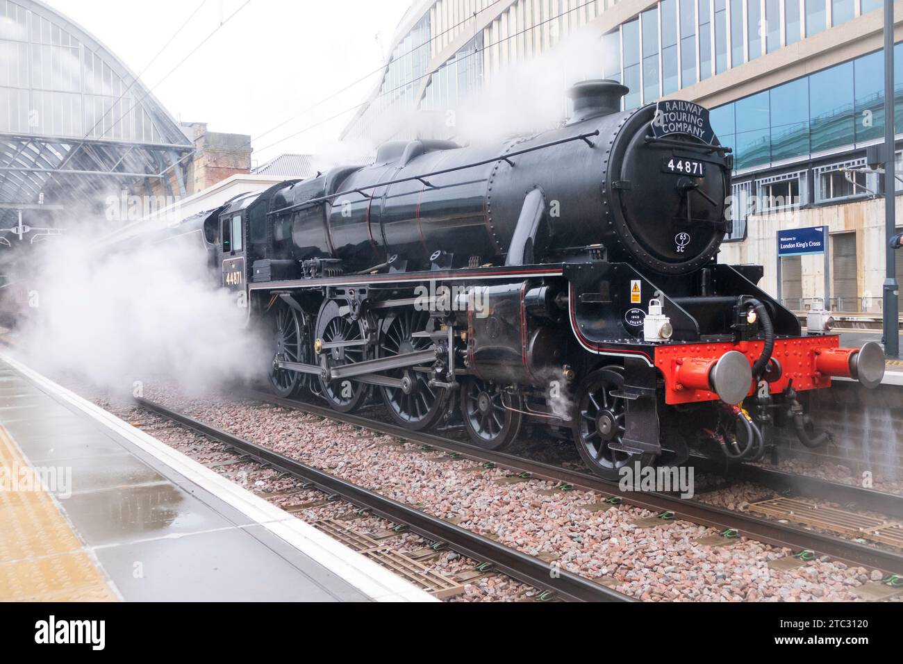 Railway Touring Company 'Lincoln Christmas Express being hauled by LMS ...