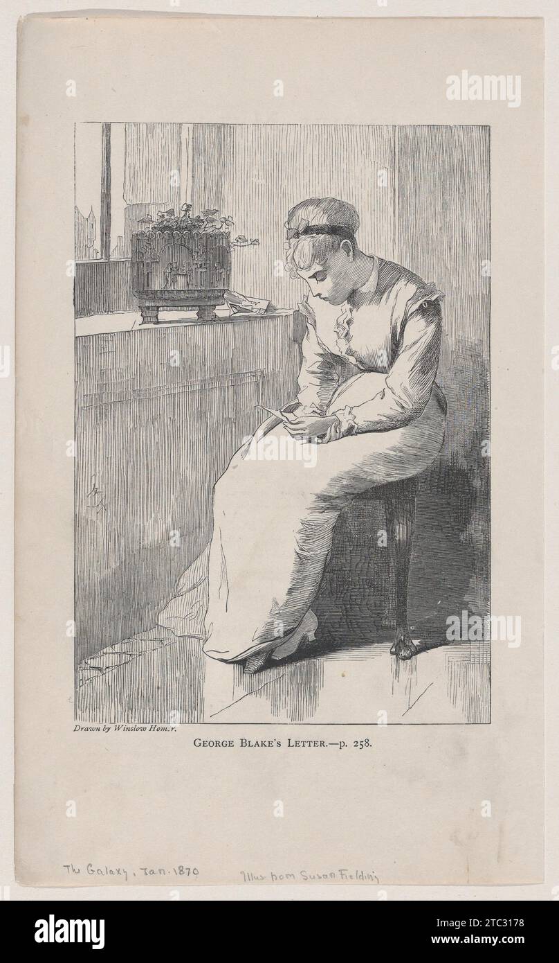 George Blake's Letter (The Galaxy, An Illustrated Magazine of ...