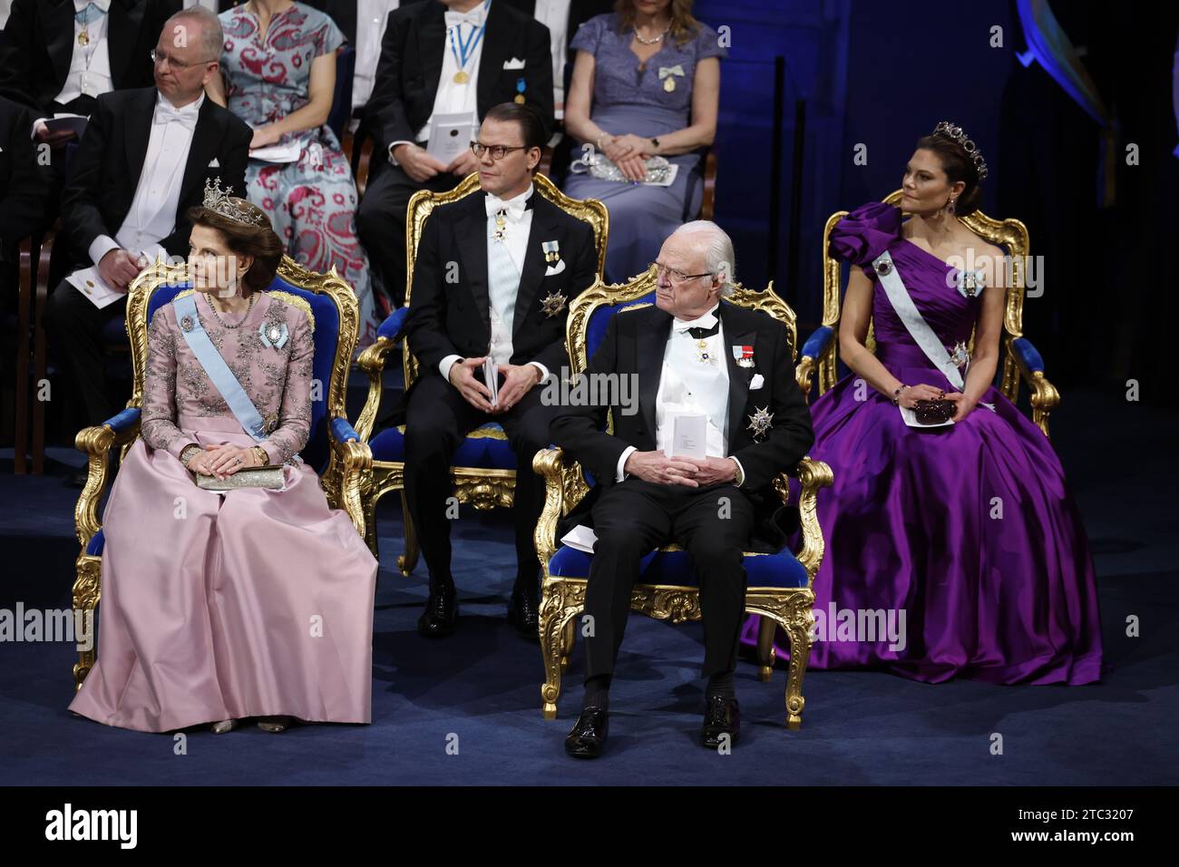 Queen Silvia, Prince Daniel, King Carl Gustaf and Crown Princess ...