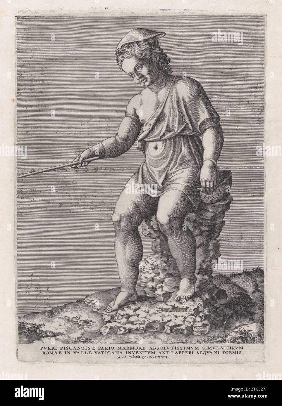 The Little Angler, from "Speculum Romanae Magnificentiae" 1941 by ...