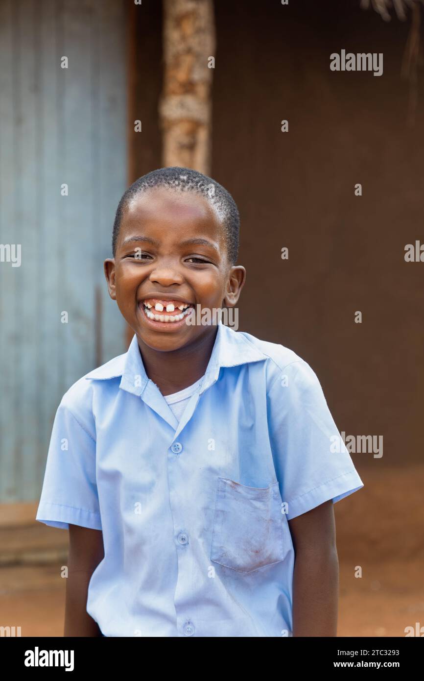 African school kid in uniform hi-res stock photography and images - Alamy