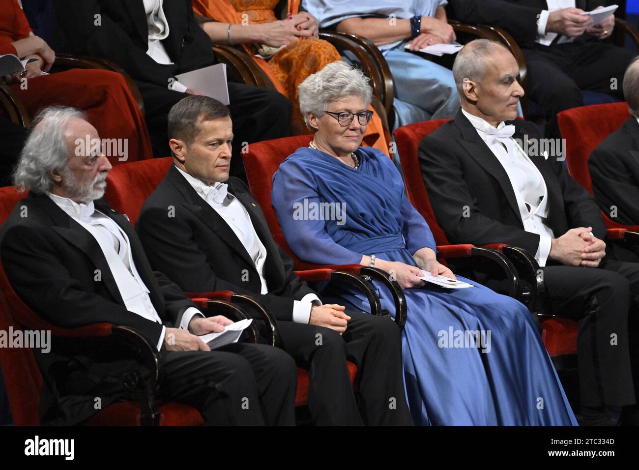 Stockholm, Sweden. 10th Dec, 2023. The Nobel laureates in physics ...