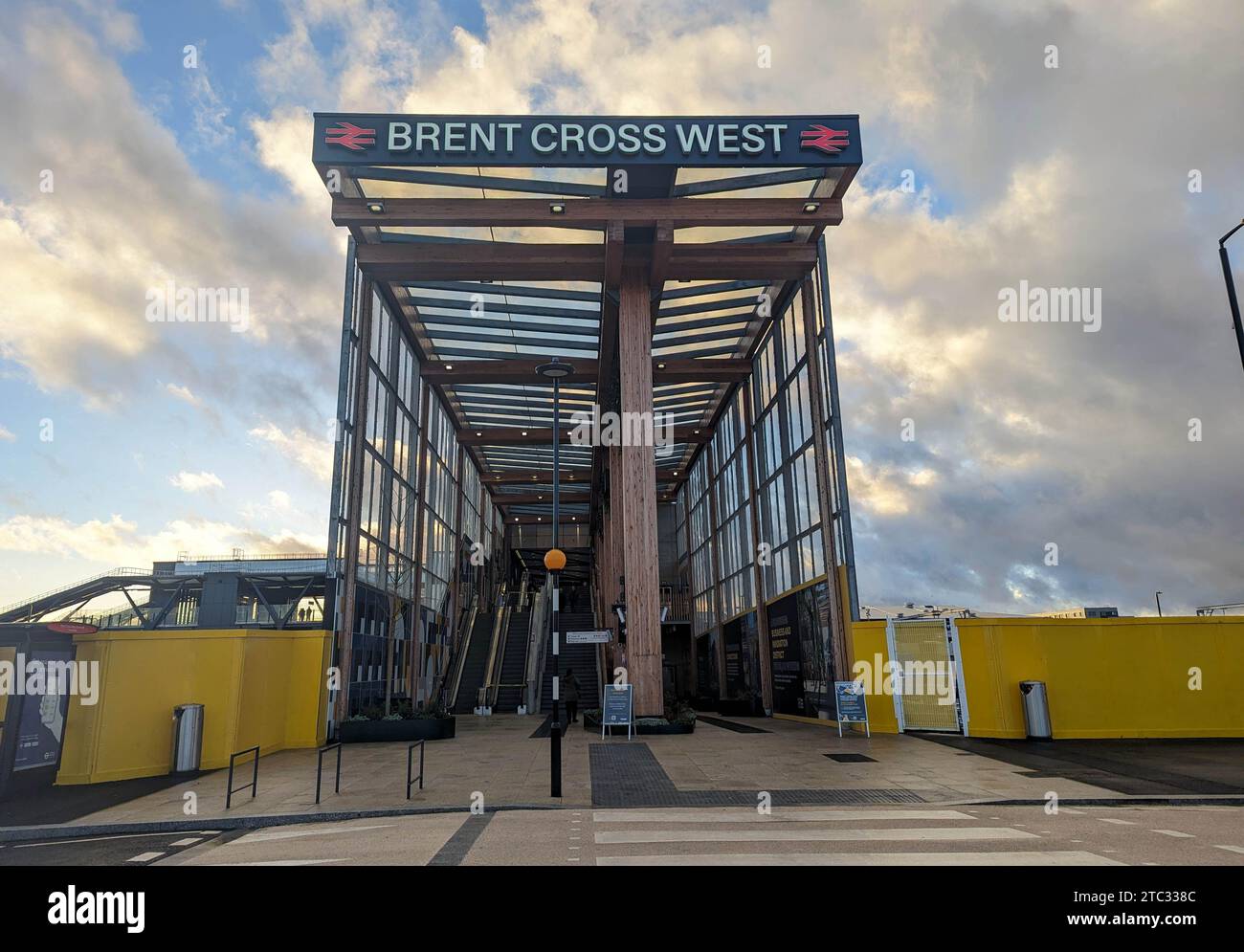 Brent Cross West in London, the first new mainline station in the ...