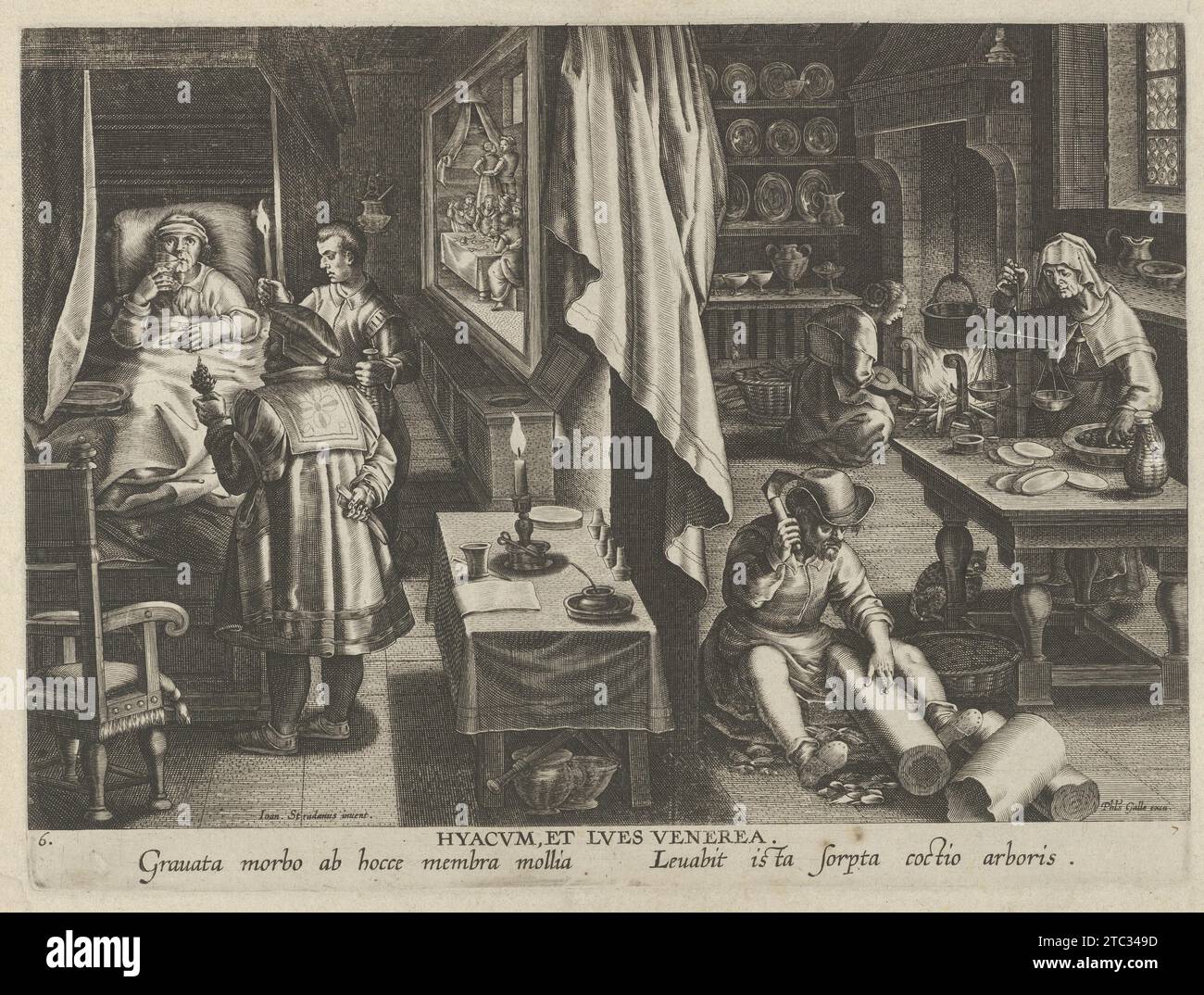New Inventions of Modern Times [Nova Reperta], The Discovery of Guaicum ...