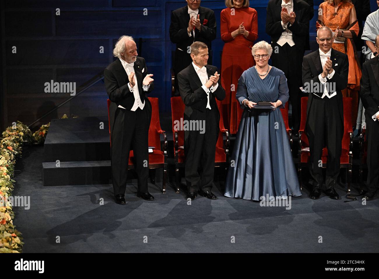 Stockholm, Sweden. 10th Dec, 2023. 2023 Nobel laureate for physics ...