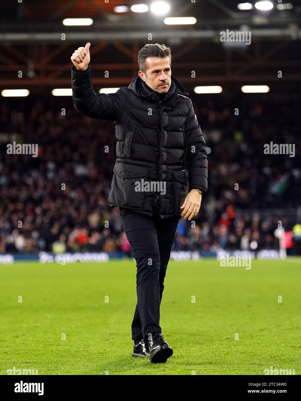 Fulham manager Marco Silva after the final whistle of the Premier ...