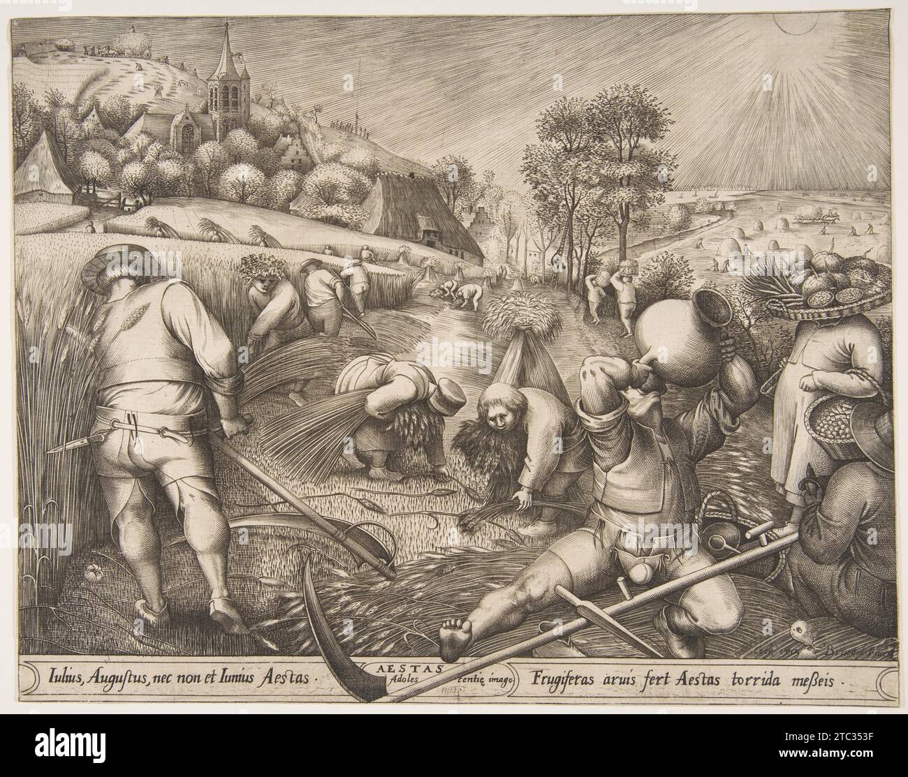 Summer (Aestas) from the series The Seasons 1926 by Pieter van der ...