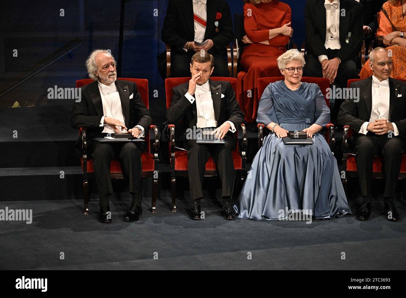 Stockholm, Sweden. 10th Dec, 2023. 2023 Nobel laureate for physics ...