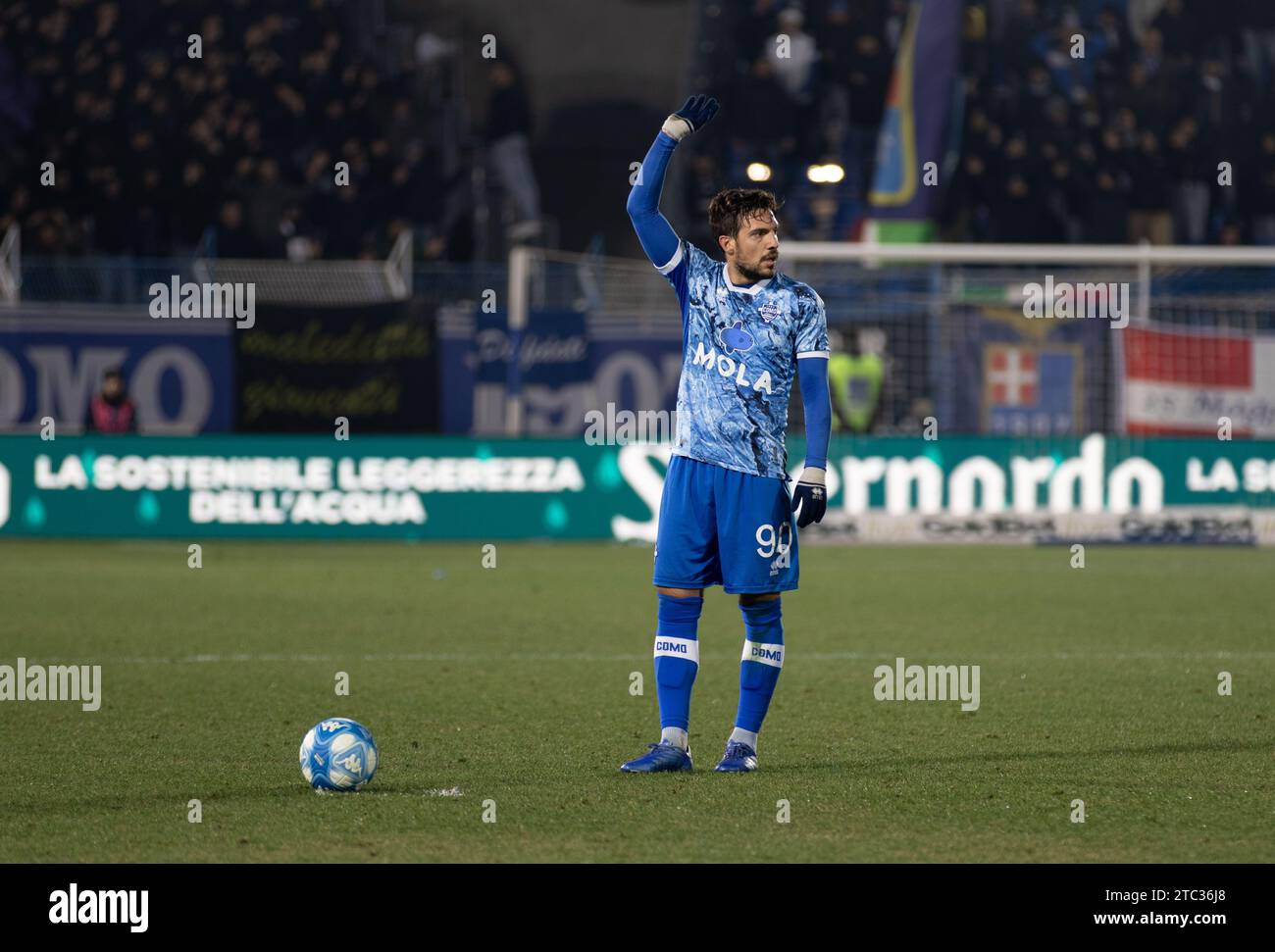 Como, Italy. 10th Dec, 2023. Como Simone Verdi Free Kick Portrait ...