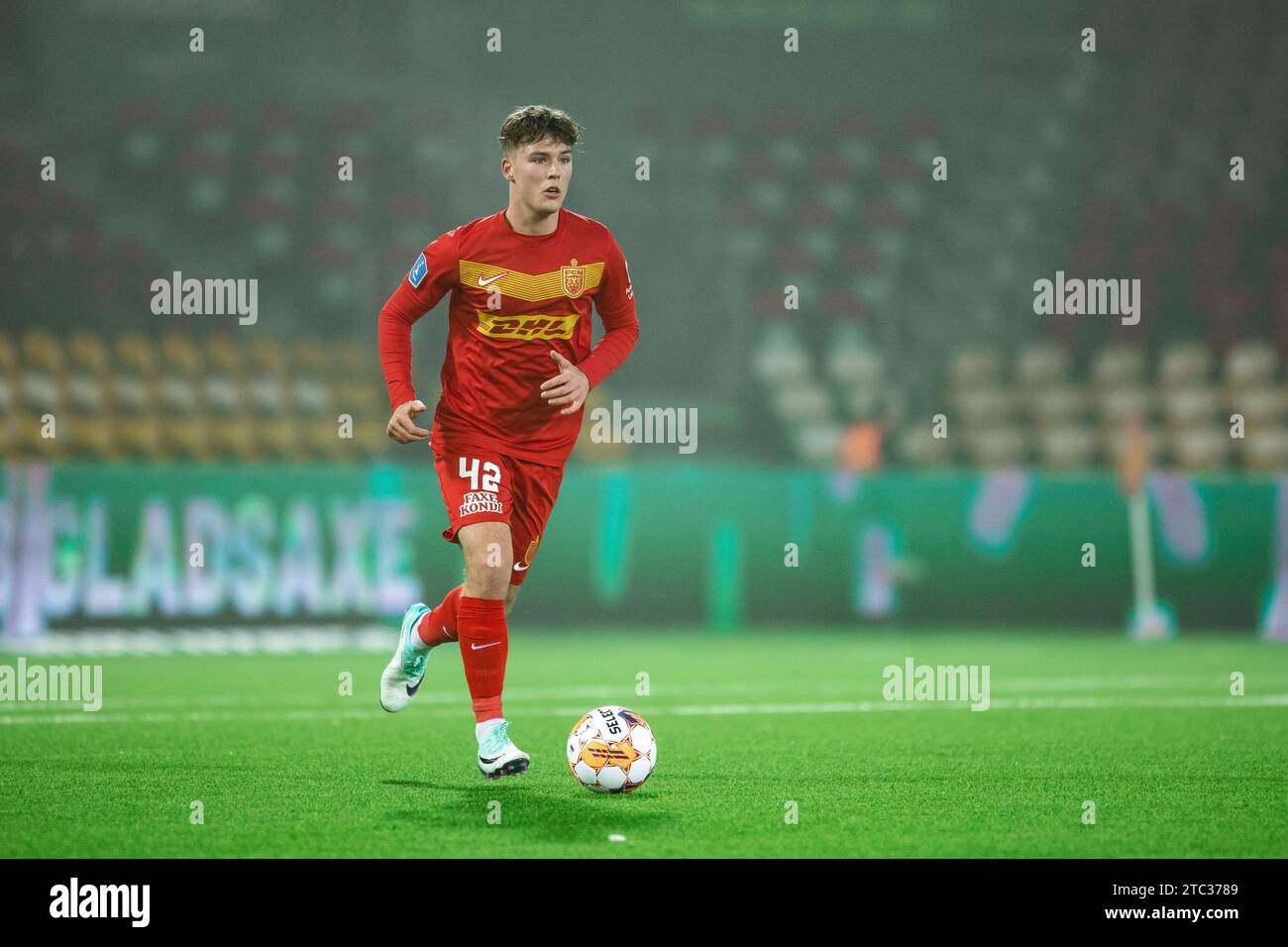 Farum, Denmark. 09th, December 2023. Kaare Barslund (42) of FC ...