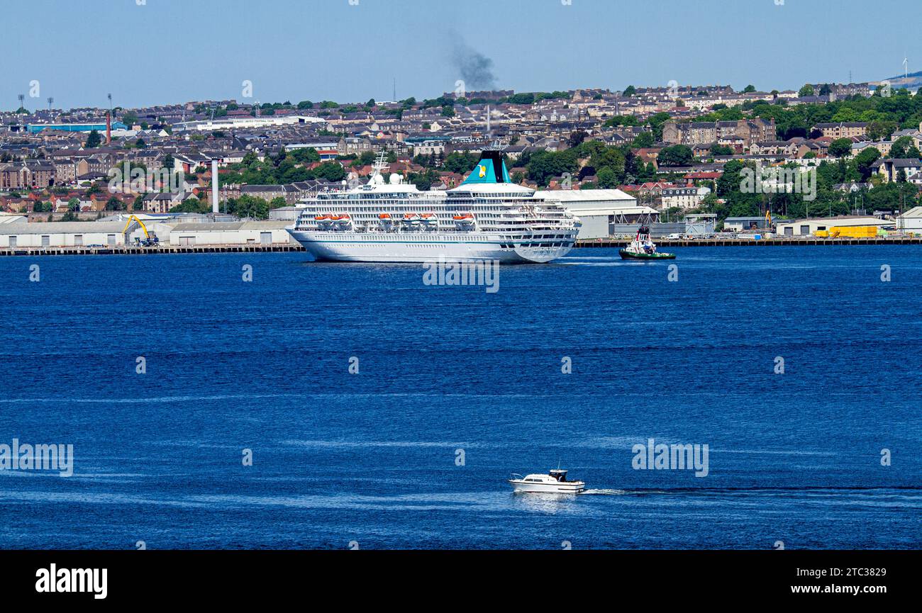 The German Phoenix Reisen Cruise Liner Artania cruise ship arriving in ...
