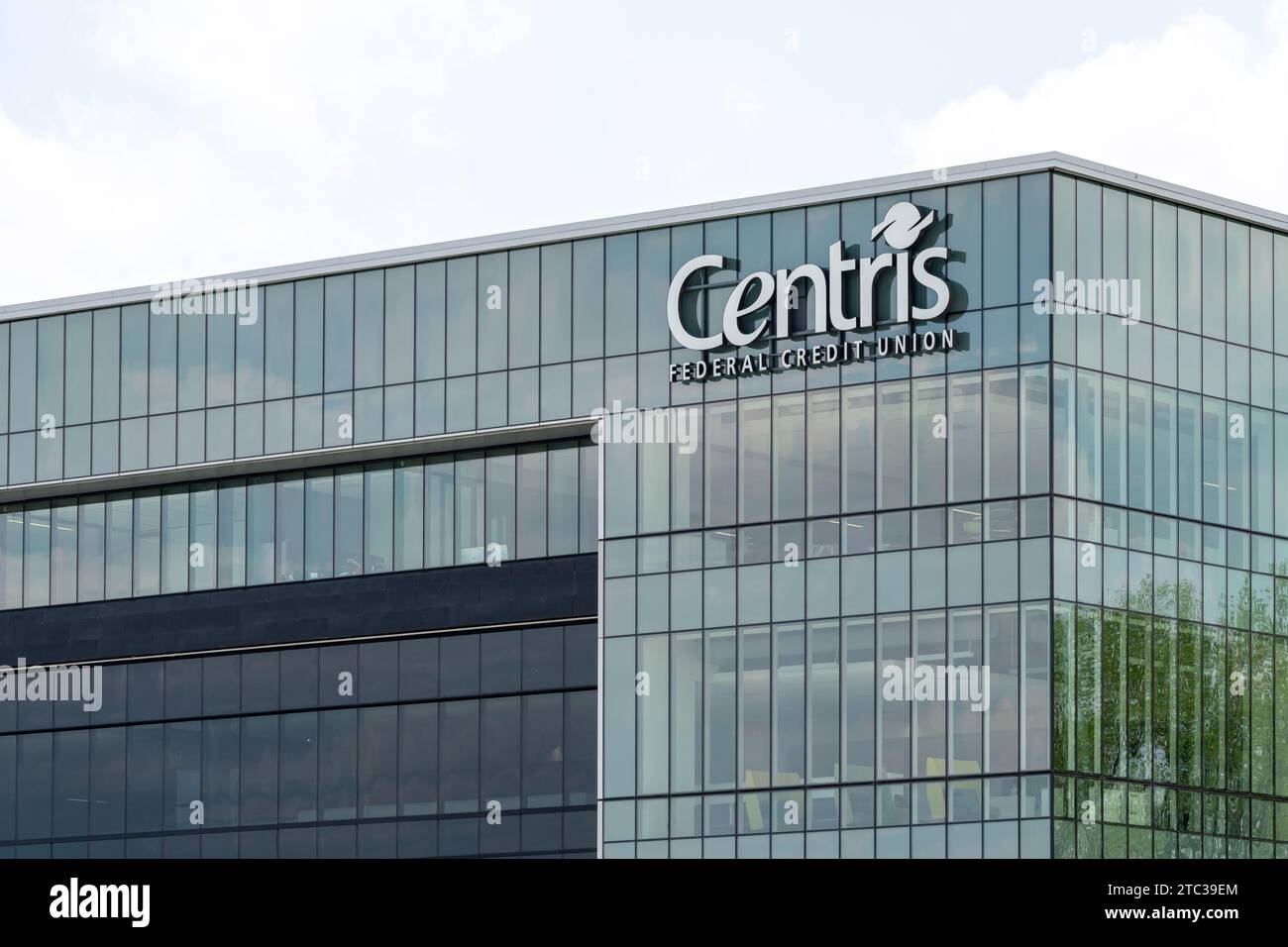 Centris Federal Credit Union headquarters in Omaha, Nebraska, USA Stock ...