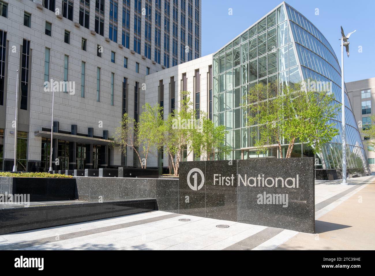 fnbo (First National Bank Omaha) headquarters in Omaha, Nebraska, USA ...