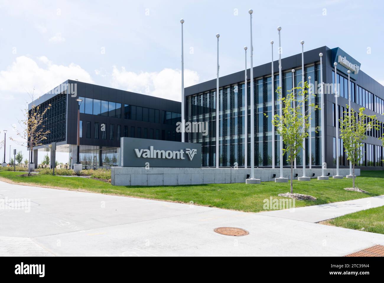 Valmont Industries headquarters in Omaha, Nebraska, USA Stock Photo - Alamy