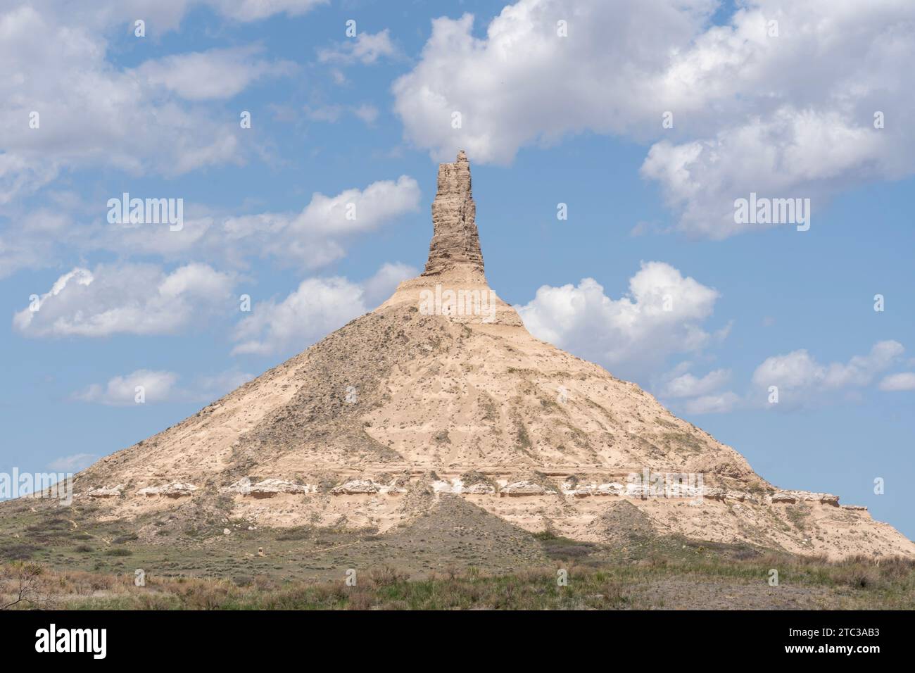 Chimney Rock National Historic Site in Morrill County , western ...