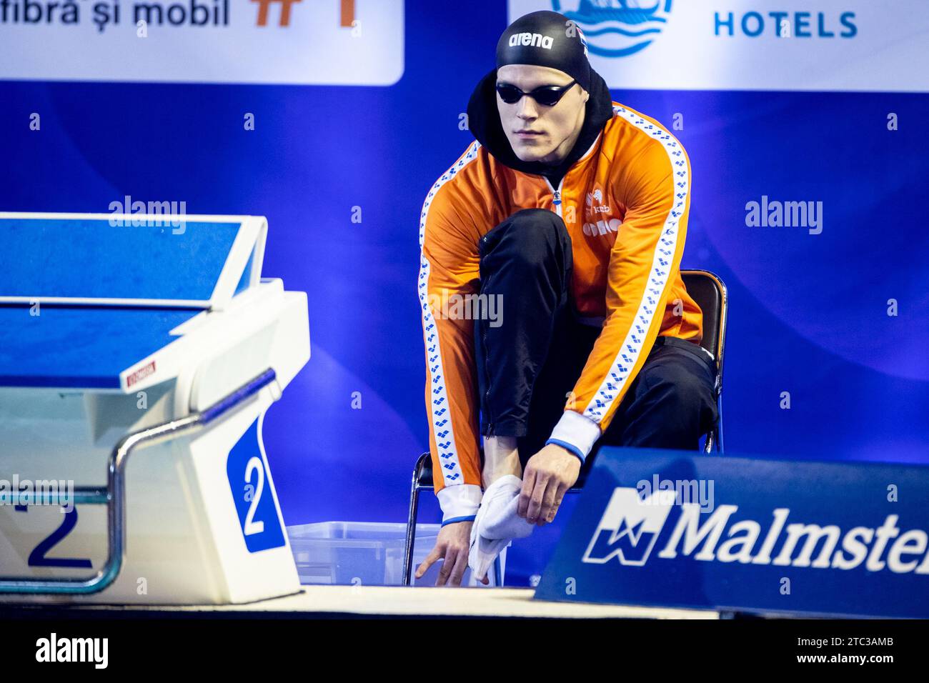 OTOPENI, ROMANIA - DECEMBER 10: Koen de Groot of the Netherlands looks ...