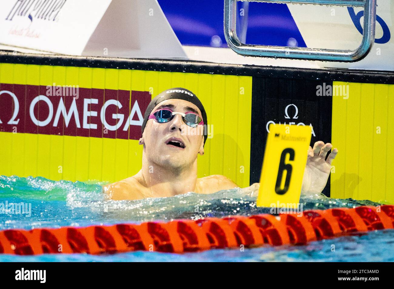 OTOPENI, ROMANIA - DECEMBER 10: Caspar Corbeau of the Netherlands looks ...