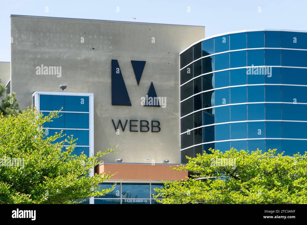 WEBB Production headquarters in Salt Lake City, Utah, USA Stock Photo ...