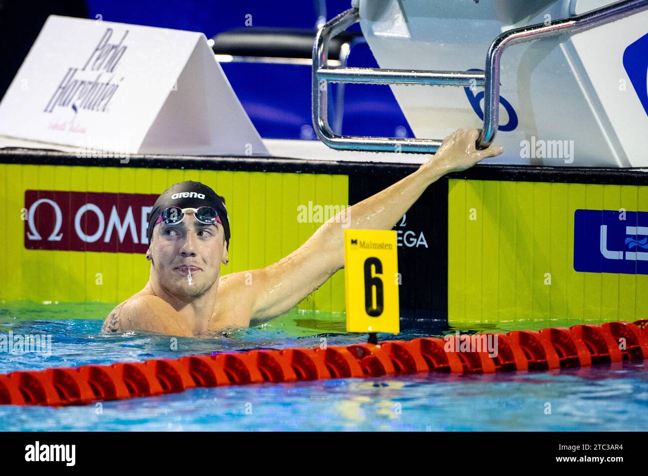 OTOPENI, ROMANIA - DECEMBER 10: Caspar Corbeau of the Netherlands looks ...