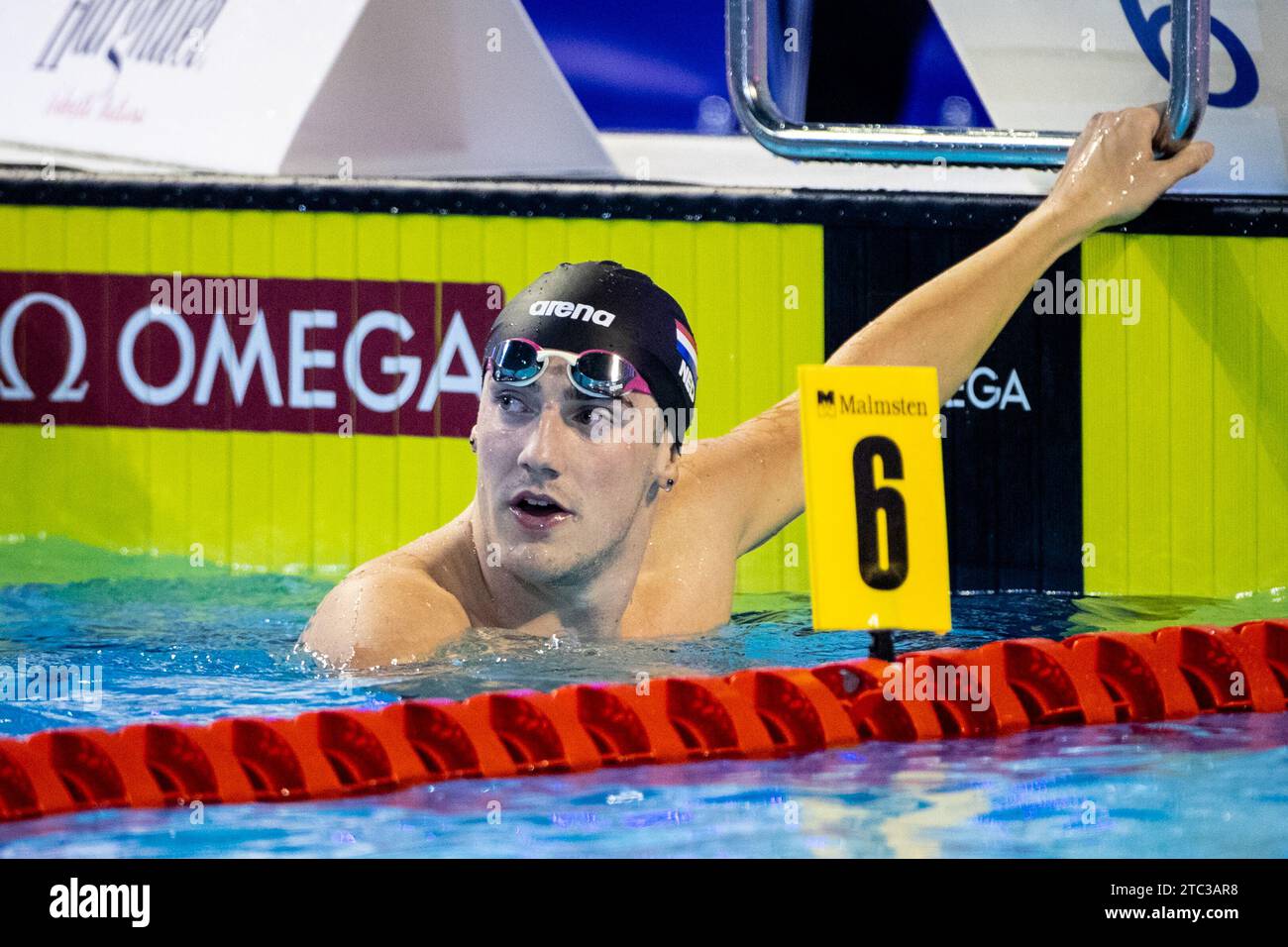 OTOPENI, ROMANIA - DECEMBER 10: Caspar Corbeau of the Netherlands looks ...