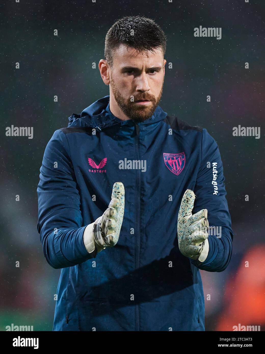 Unai Simon of Athletic Club looks on during the Copa SM El Rey match ...