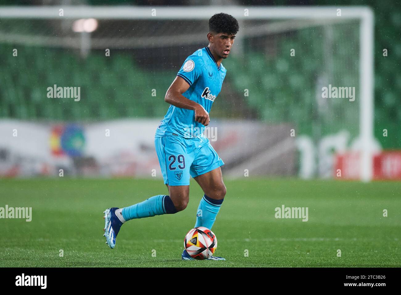 Adu Ares of Athletic Club in action during the Copa SM El Rey match ...