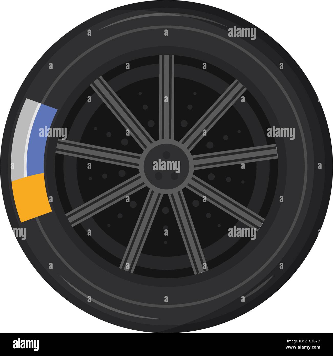 rally racing wheel Stock Vector Image & Art - Alamy