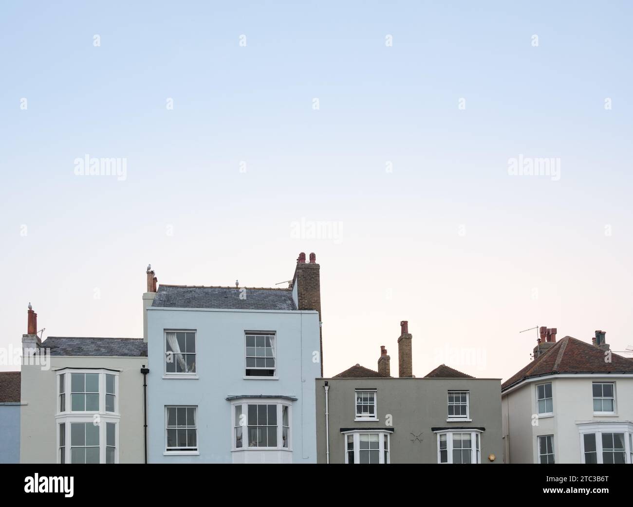 Period Architecture on the Seafront, Deal, Kent, UK Stock Photo - Alamy