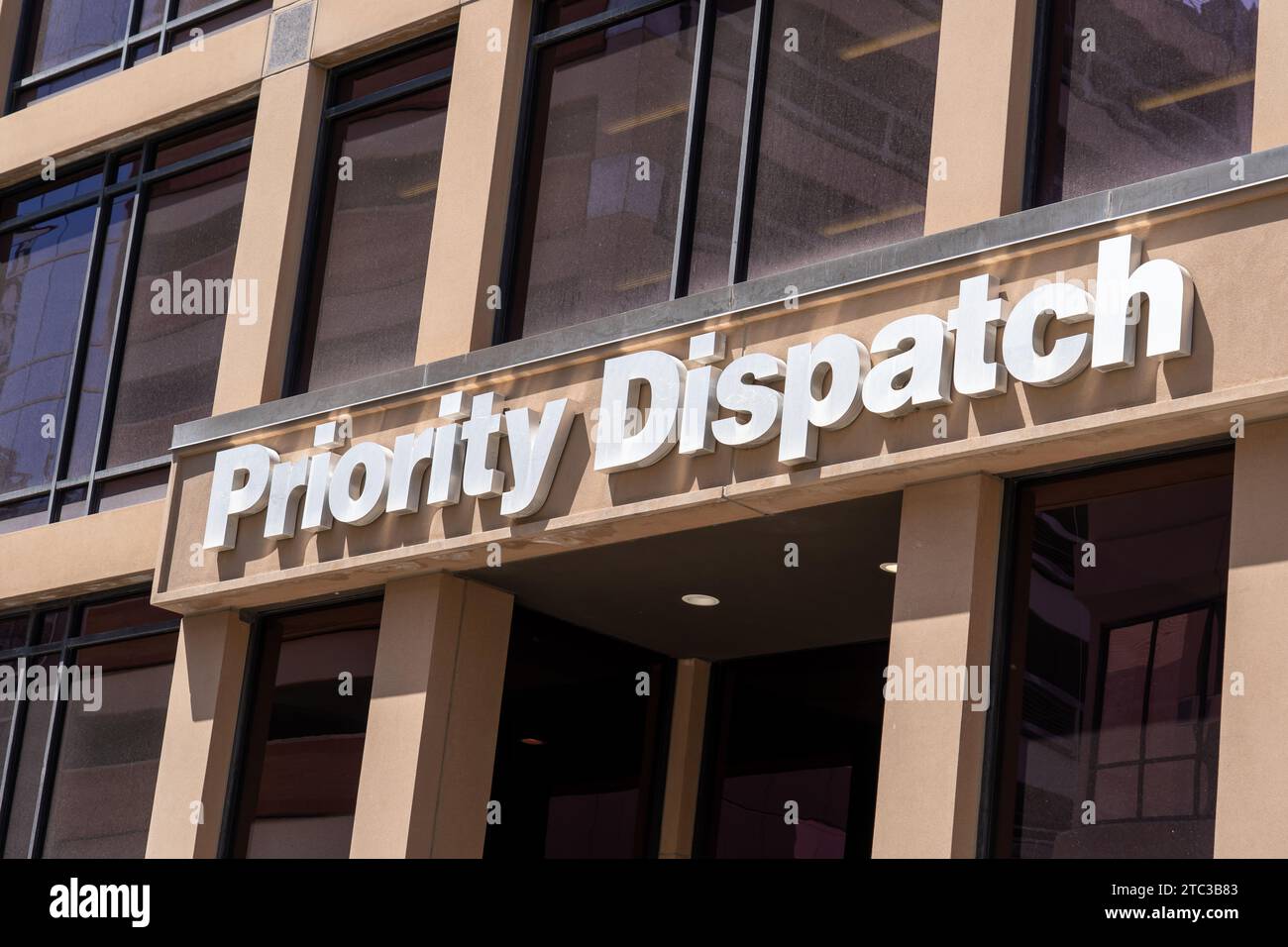 Priority Dispatch headquarters in Salt Lake City, Utah, USA - May 11, 2023 Stock Photo - Alamy