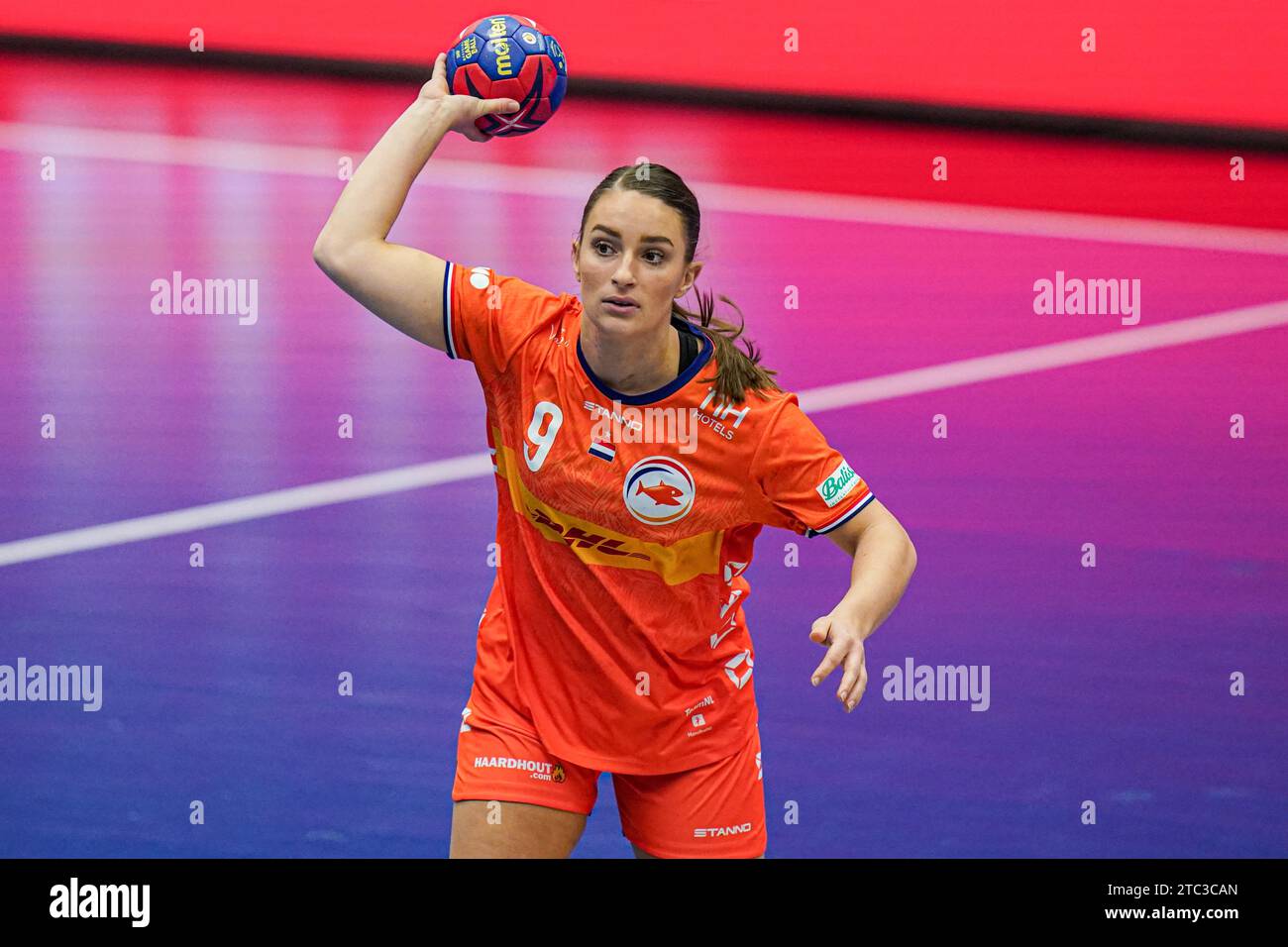 FREDRIKSHAVN, DENMARK - DECEMBER 10: Larissa Nusser of the Netherlands ...