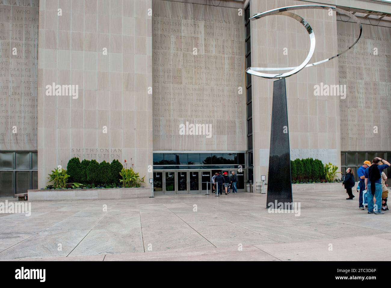 Outside the National Museum of American History on Madison Drive in ...