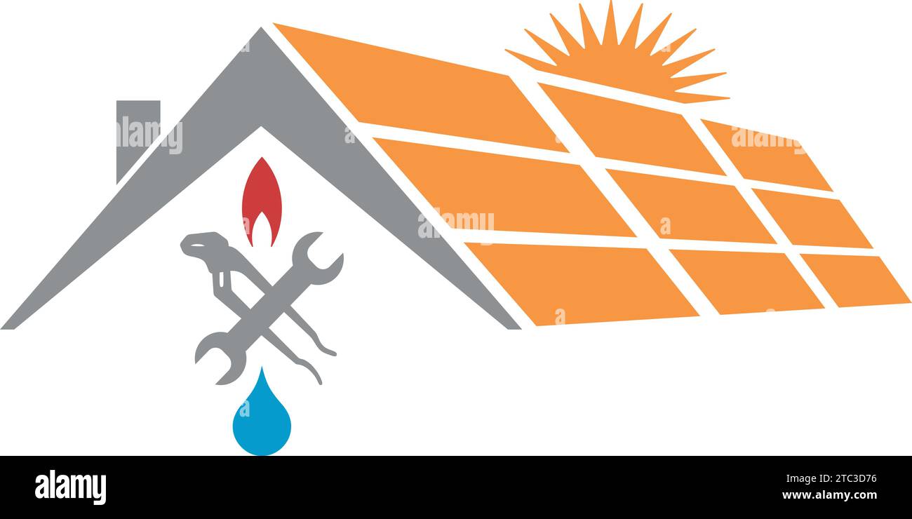 flame, water, plumber, logo, plumber, craftsman, background Stock ...
