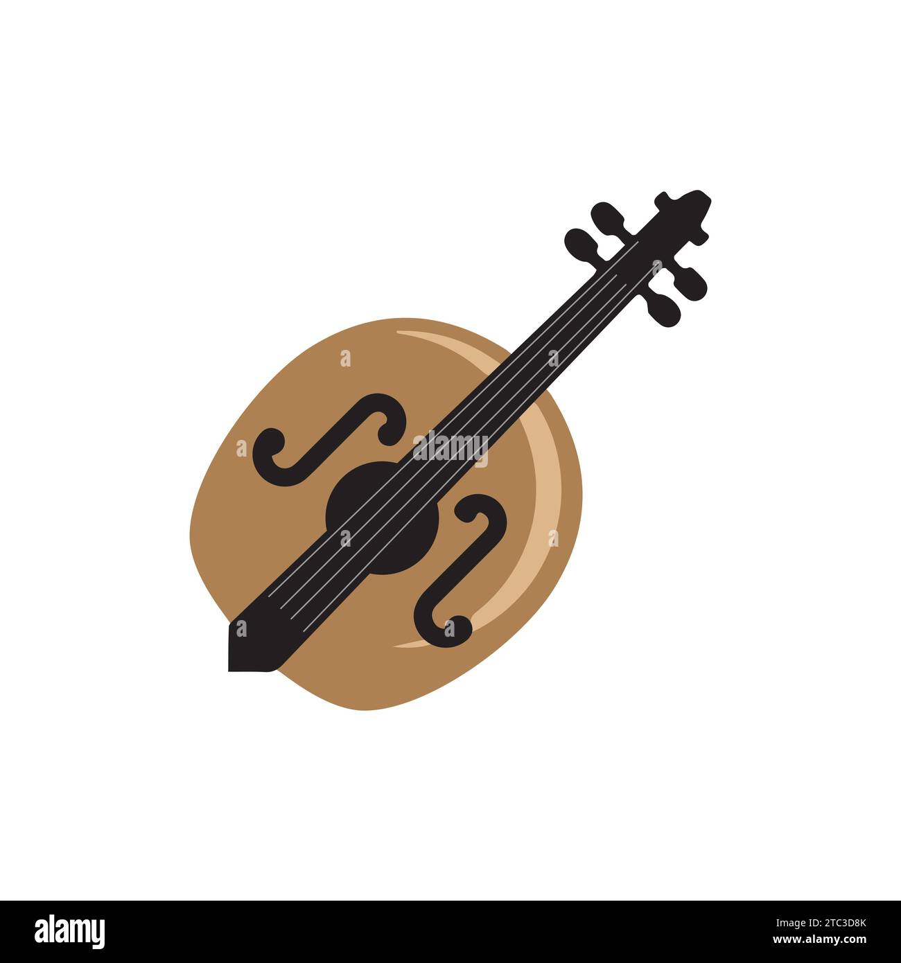 Violin logo. logo with classic color combination. Classical music ...