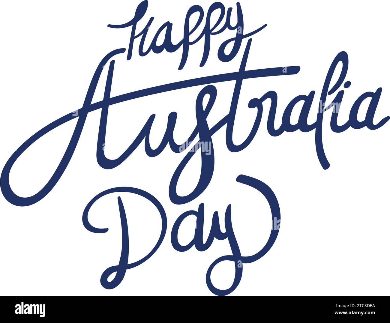 australia day typography illustration Stock Vector Image & Art - Alamy
