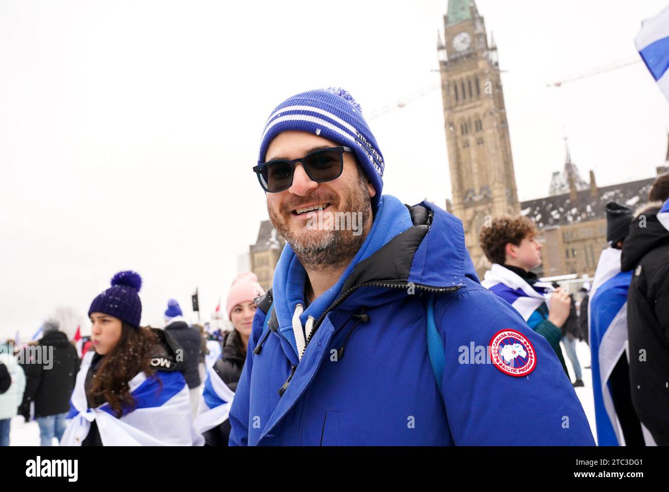 PEOPLE ATTEND 'CANADA'S RALLY FOR THE JEWISH PEOPLE' IN OTTAWA AT ...