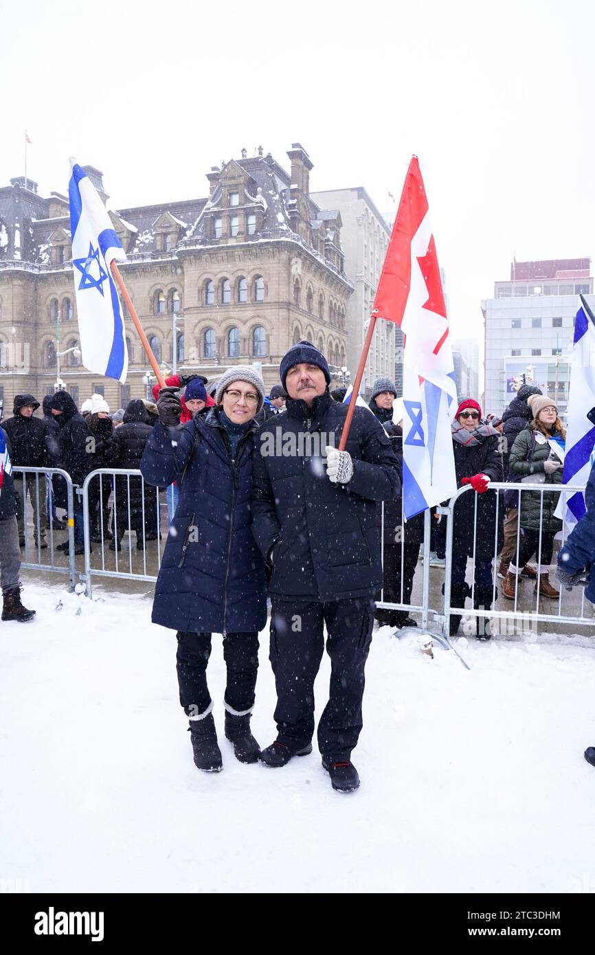 PEOPLE ATTEND 'CANADA'S RALLY FOR THE JEWISH PEOPLE' IN OTTAWA AT ...