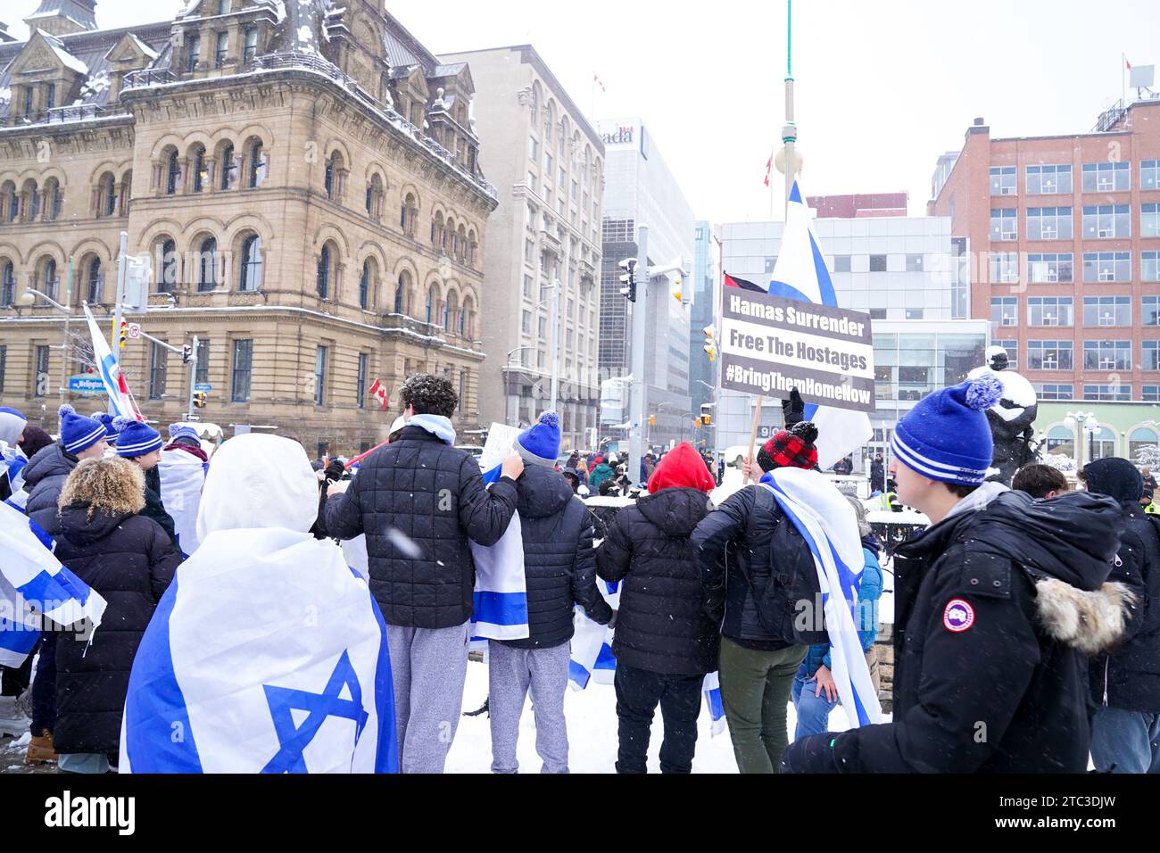 PEOPLE ATTEND 'CANADA'S RALLY FOR THE JEWISH PEOPLE' IN OTTAWA AT ...