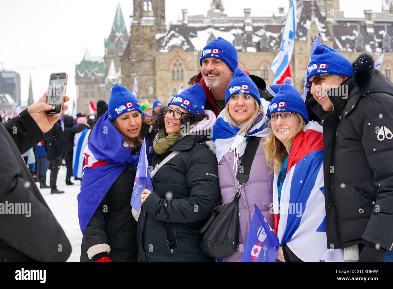 PEOPLE ATTEND 'CANADA'S RALLY FOR THE JEWISH PEOPLE' IN OTTAWA AT ...
