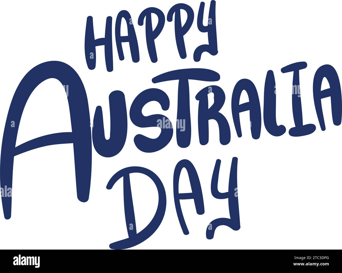 australia day text Stock Vector Image & Art - Alamy