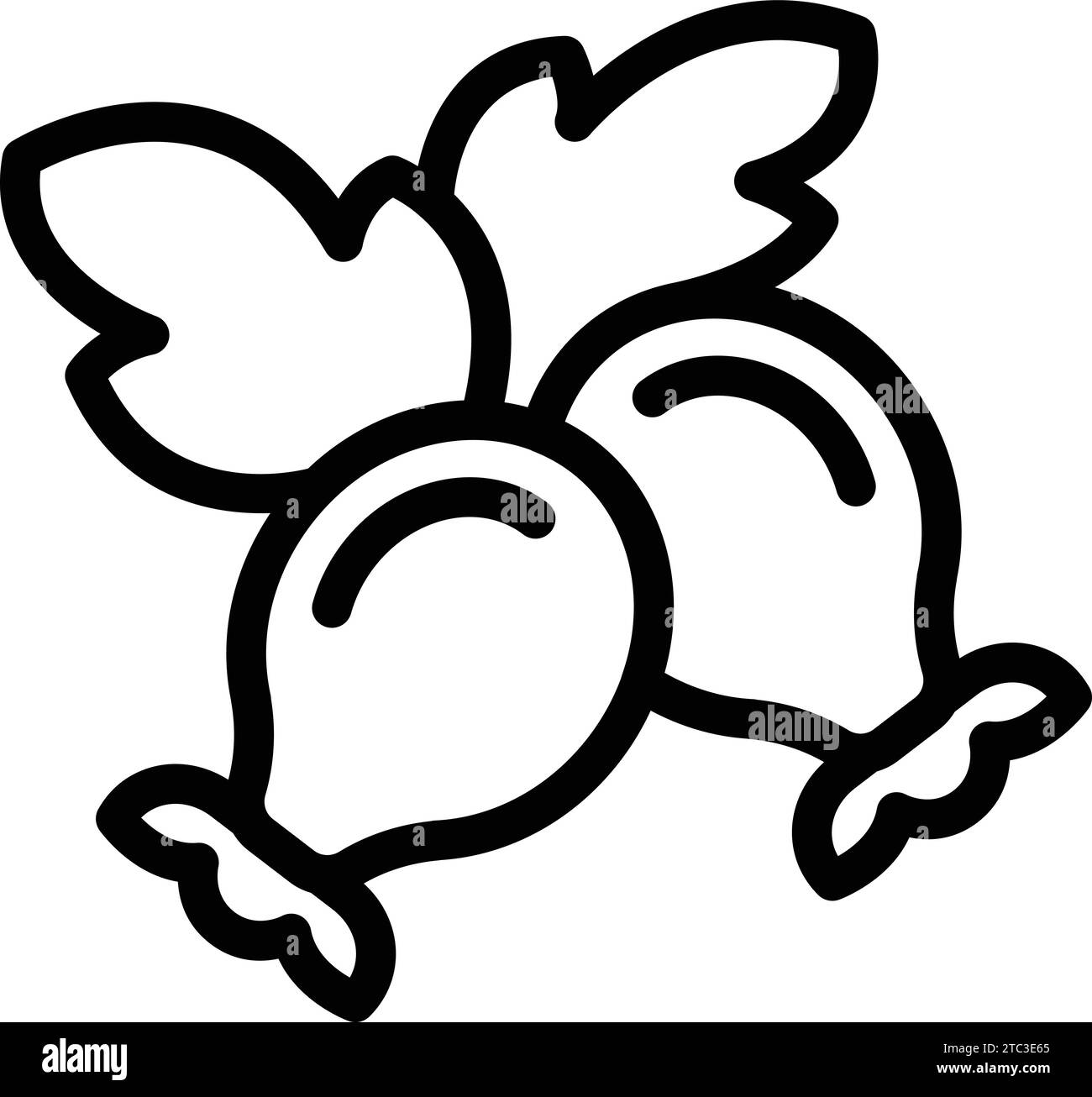 Woodland rosehip icon outline vector. Natural wild fruit. Rose hip ...